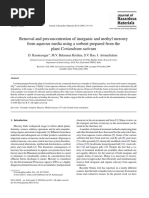 Mercury Purification | PDF | Mercury (Element) | Pharmacology