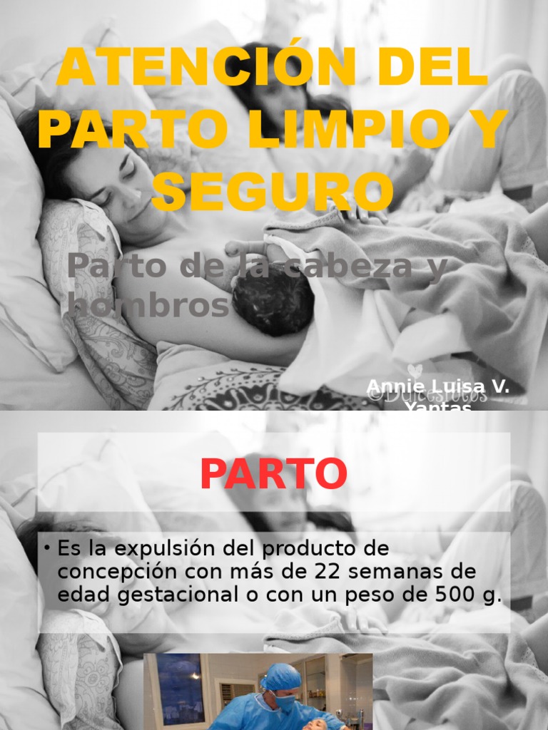 Atención Del Parto Limpio y Seguro | PDF | Parto | Embarazo humano