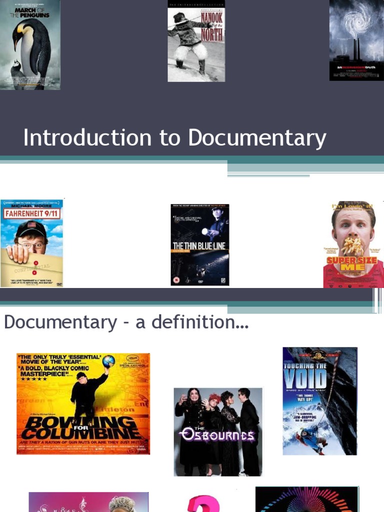 Introduction To Documentary | PDF | Documentary Film | Entertainment ...