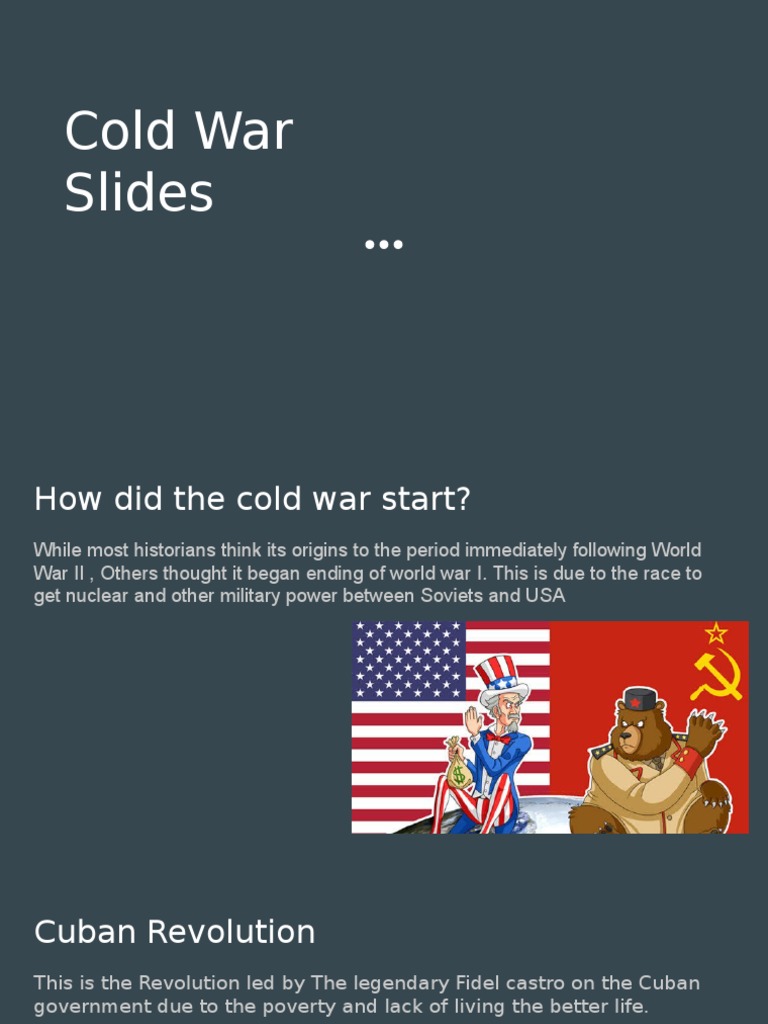 Cold War Overview: Key Events & Impacts | PDF