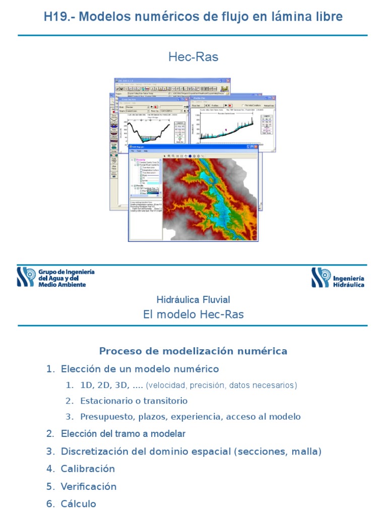 Hec Ras | PDF | Río | Descarga (hidrología)