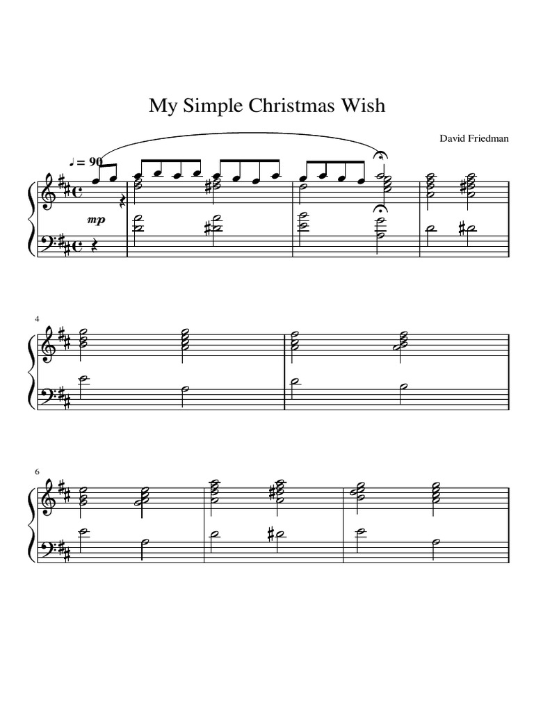 My Simple Christmas Wish Lyrics | PDF