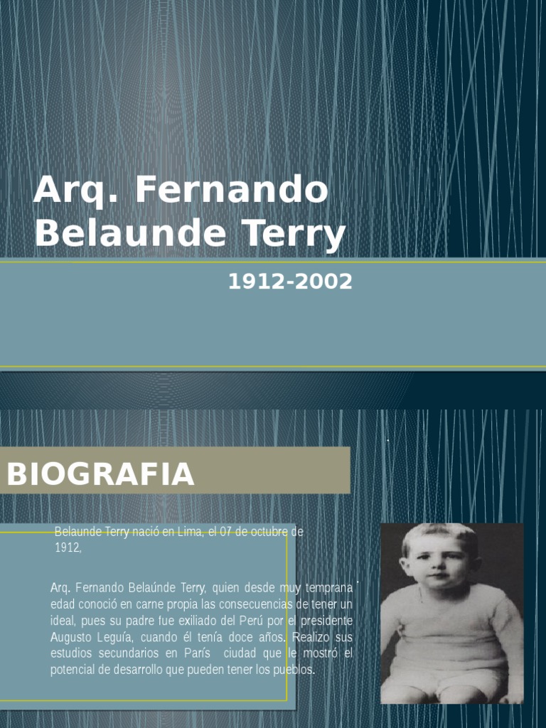 Fernando Belaunde Terry: Arquitectura y Urbanismo | PDF | Perú | Arquitecto