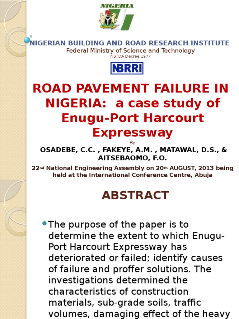 Powerpoint Presentation Road Pavement Failure (Coren Assembly) Revised ...