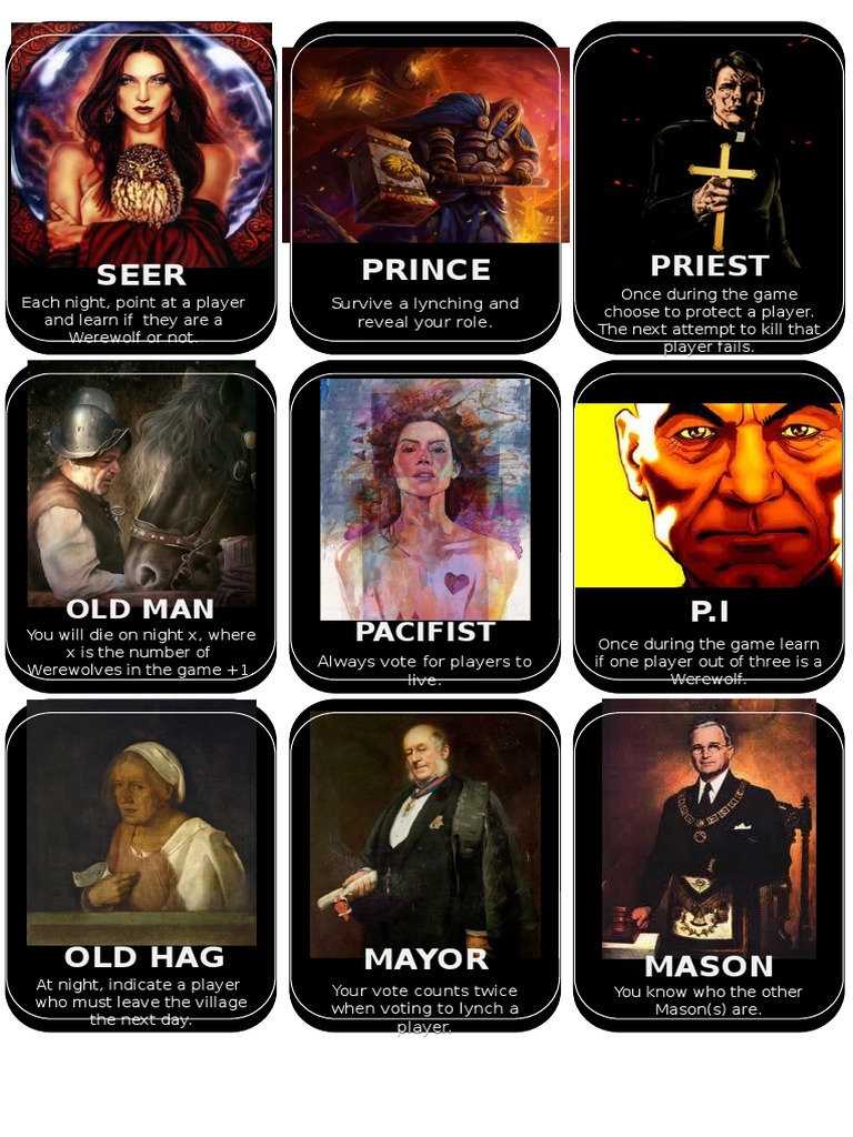 Werewolf Card | PDF | Werewolves | Fantasy