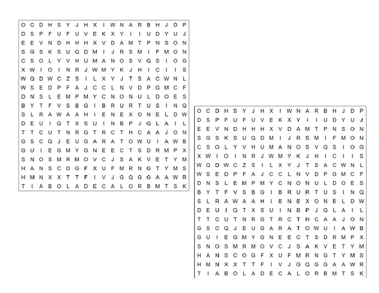 Sopa de Letras Desastres Naturales | PDF