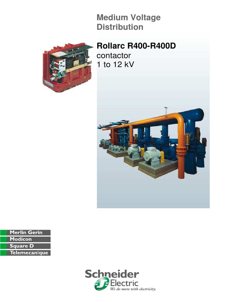 Contactor Rollarc SF6 | PDF | Electric Arc | Electric Current