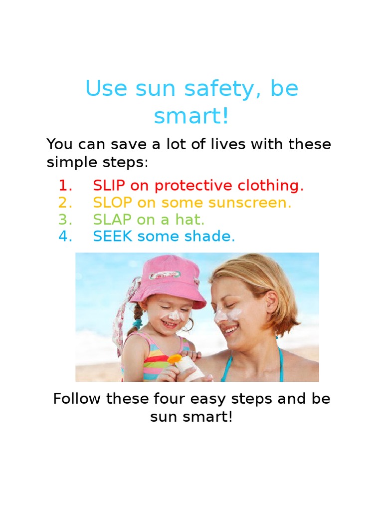 Sun Safety Tips: Stay Smart in the Sun | PDF