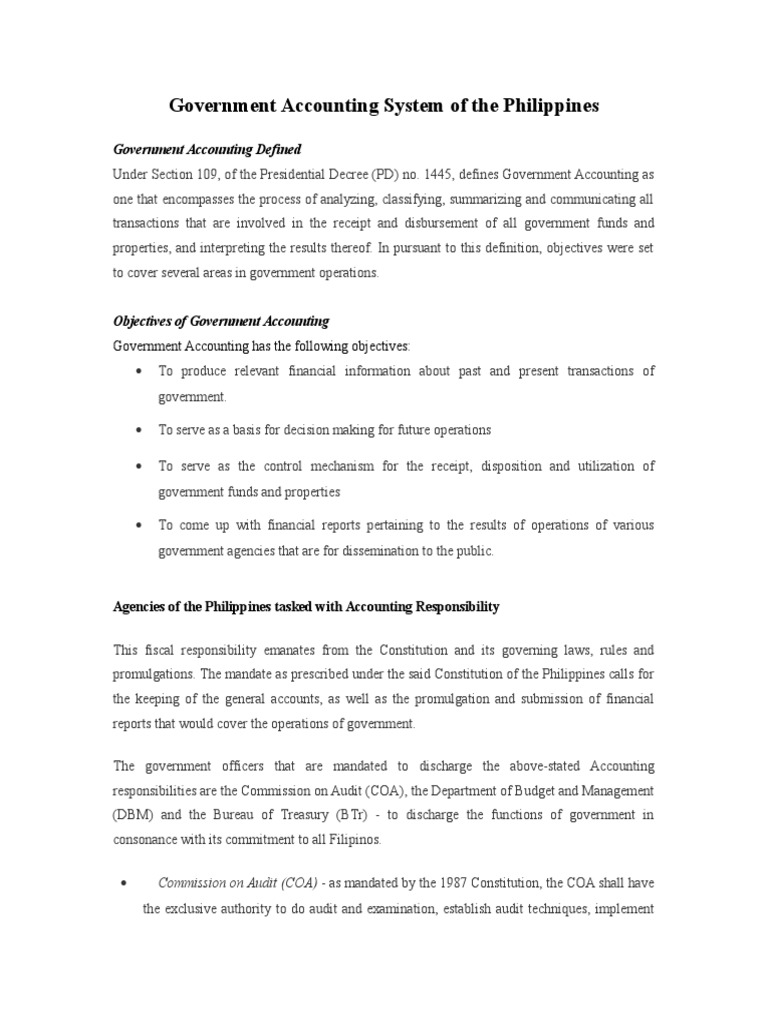 Government Accounting System Ref 2 | PDF | Revenue | Taxes