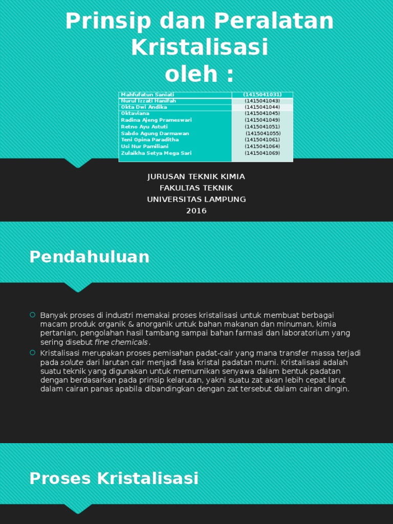 Prinsip dan Proses Kristalisasi | PDF | Sains & Matematika