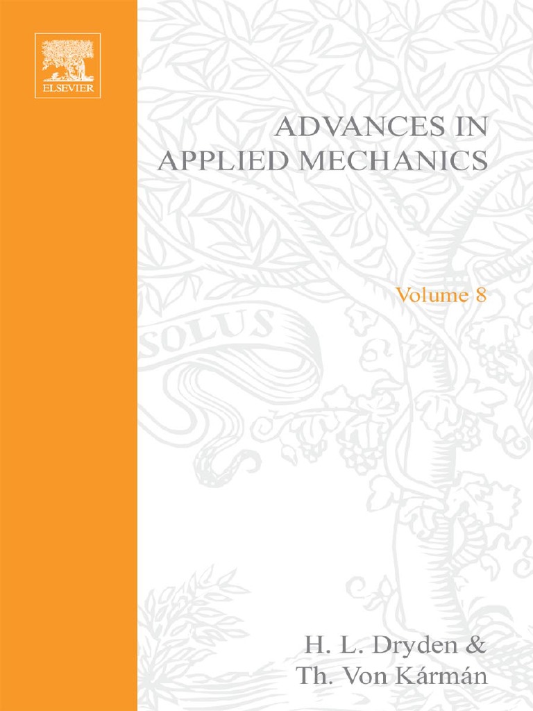 Advances in Applied Mechanics Volume 8 | PDF | Boundary Layer | Fluid ...