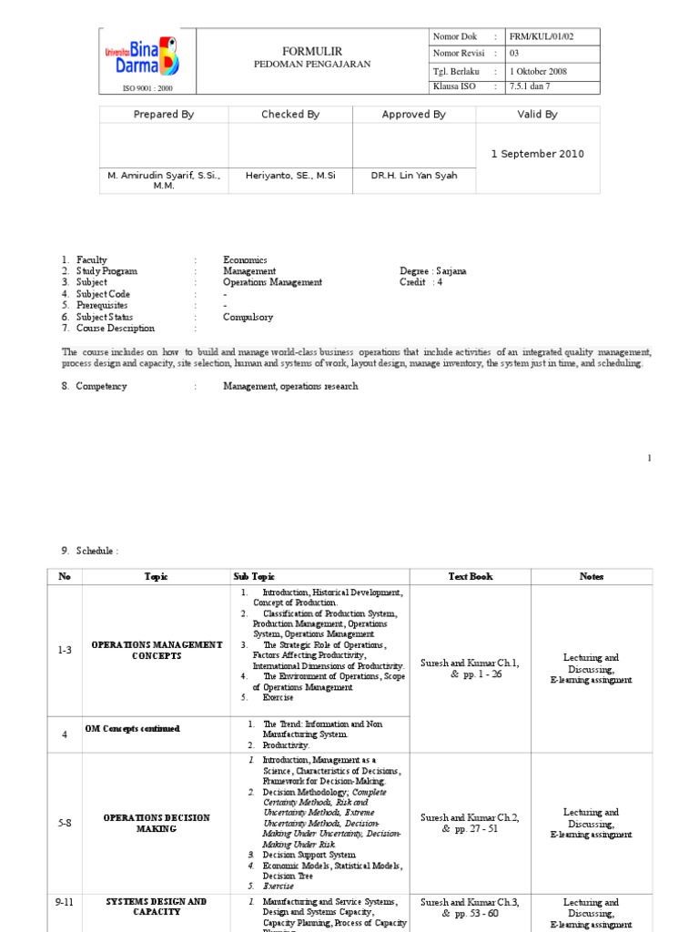SAP Operations Management | PDF | Operations Management | Decision Making