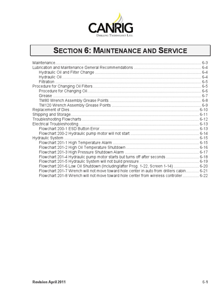 Tm 120 Maintenance Pdf Motor Oil Filtration