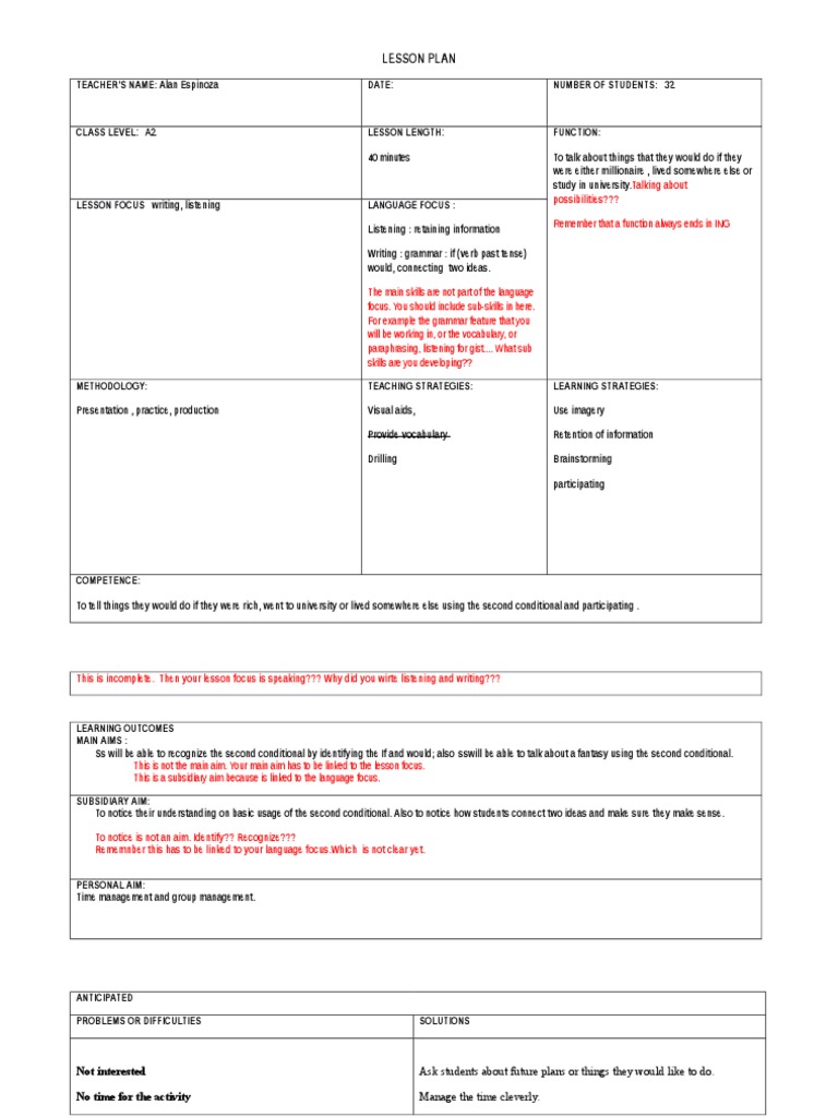 Lesson Plan: 40 Minutes | PDF | Vocabulary | Flashcard