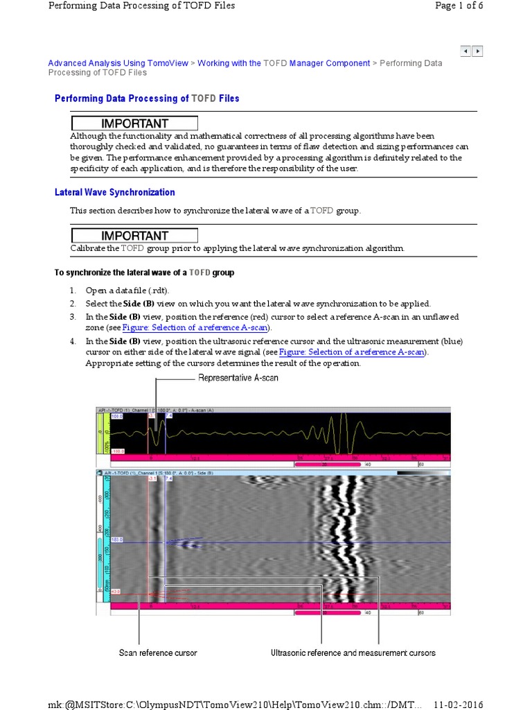9 Data Processing of Tofd Files | PDF | Aperture | Algorithms