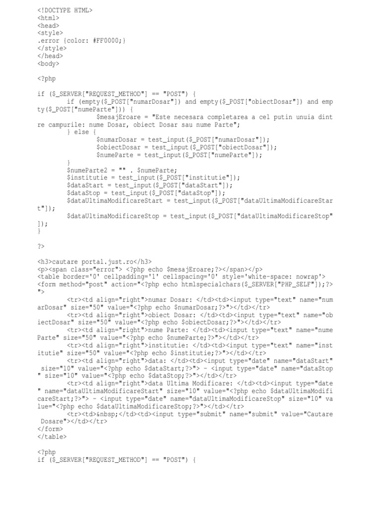 Portal Just | PDF | Php | Software Engineering