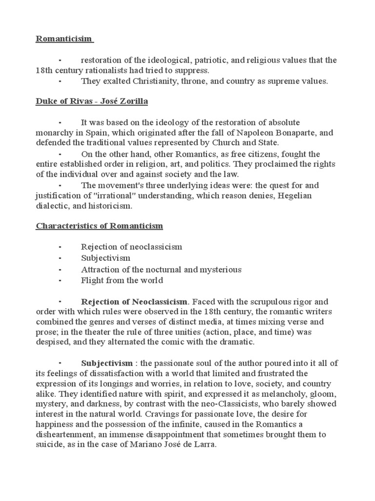 Romanticism, Realism, Naturalism | PDF | Romanticism | Literary Realism