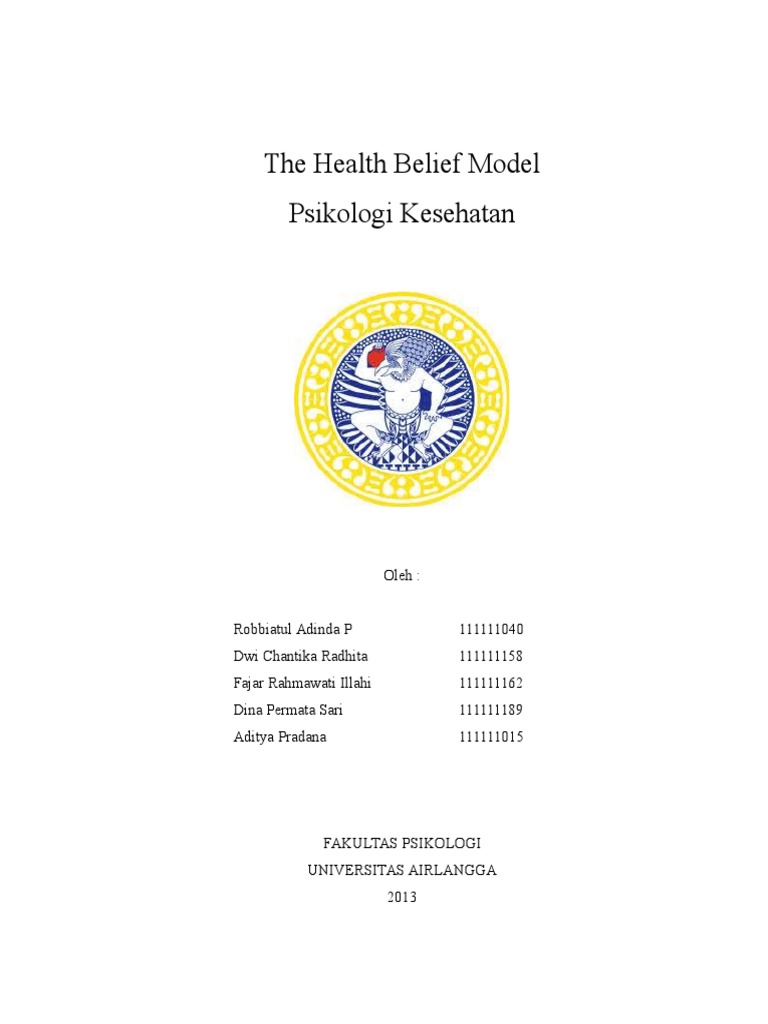 Health Belief Model (HBM) | PDF