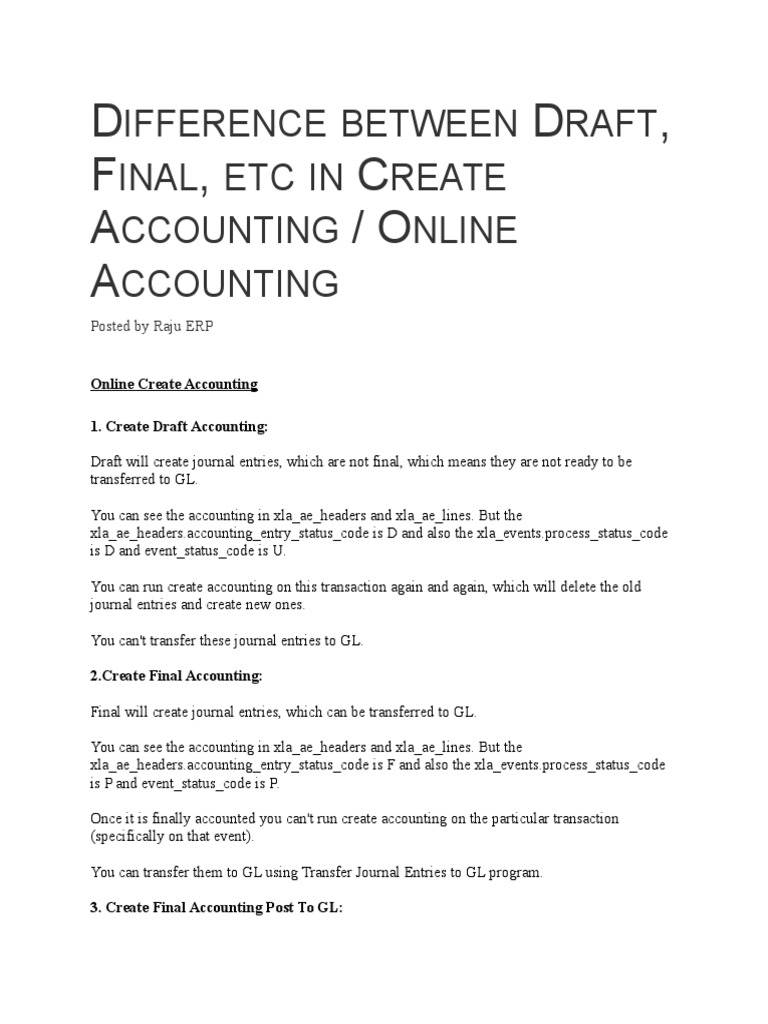 Difference Between Draft | PDF | Information Technology Management ...