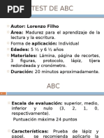 Ficha Tecnica Del ABC | PDF | Aprendizaje | Cognición