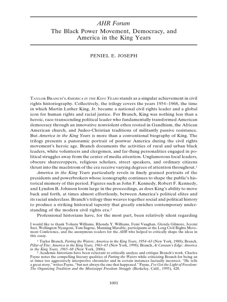 Black Power Movement Democracy | PDF | Black Power | African American ...