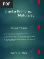 Branka Primorac Maturalac | PDF