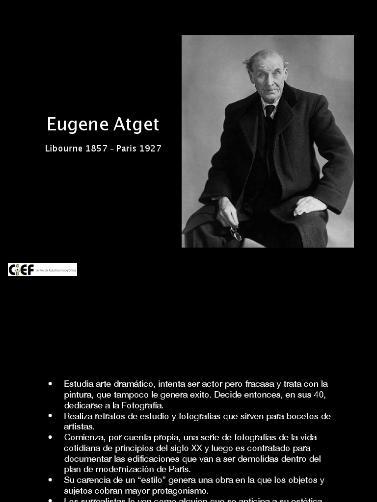 Fotografía de Eugene Atget en París | PDF