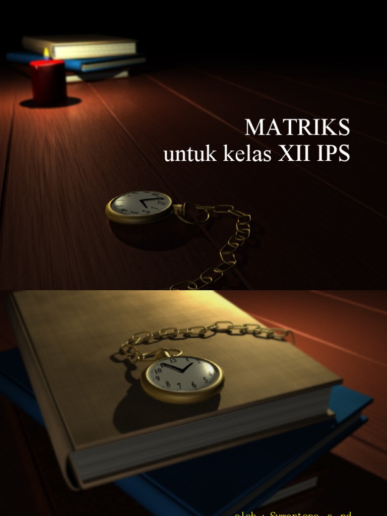 Matriks Kelas Xii Ips | PDF