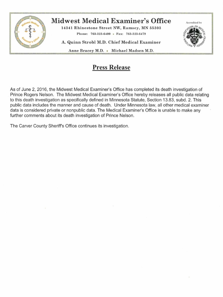 Prince Autopsy | PDF