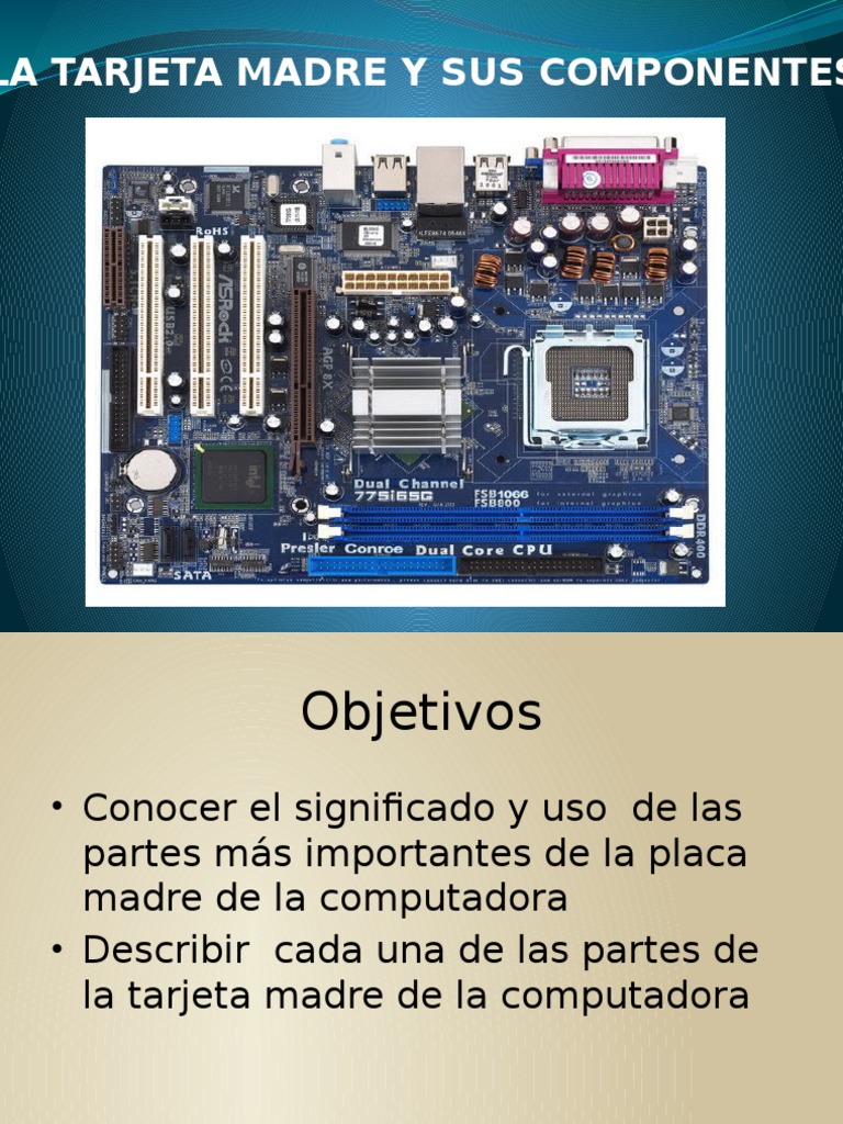Sesion 03 - Placas Madre | PDF | Arquitectura X86 | USB
