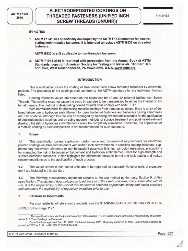 Astm f1941-10 | PDF