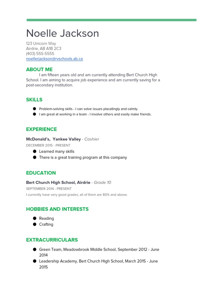 Noelle Jackson: About Me | PDF | Self-Improvement