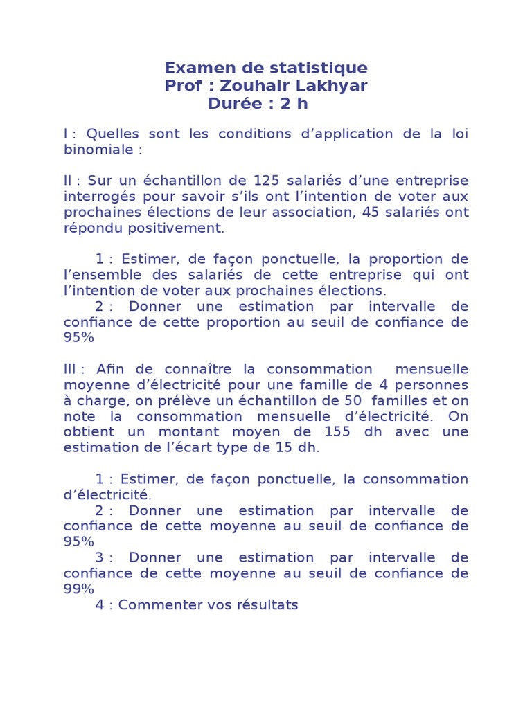 Statistique H H 09 | PDF | Évolution de carrière | Finance et gestion ...