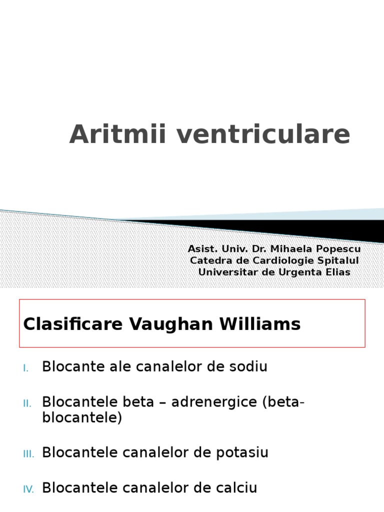 Curs 4 ECG Tulburari de Ritm Aritmii Ventriculare | PDF