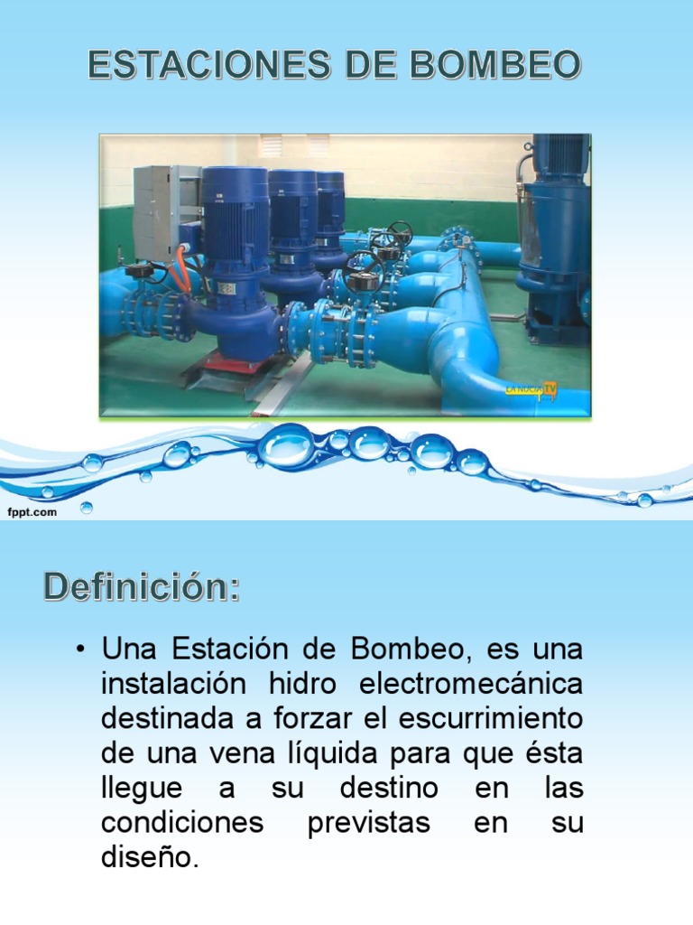 Estaciones de Bombeo | PDF | Bomba | Energía y recursos
