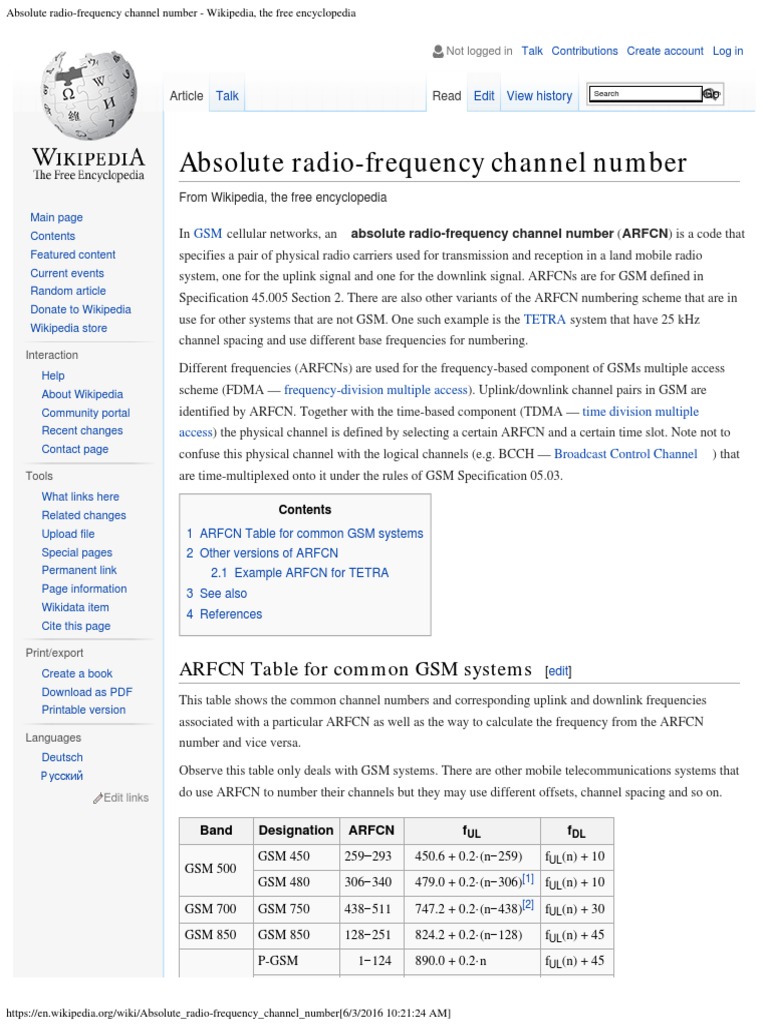 Absolute Radio-Frequency Channel Number - Wikipedia, The Free ...