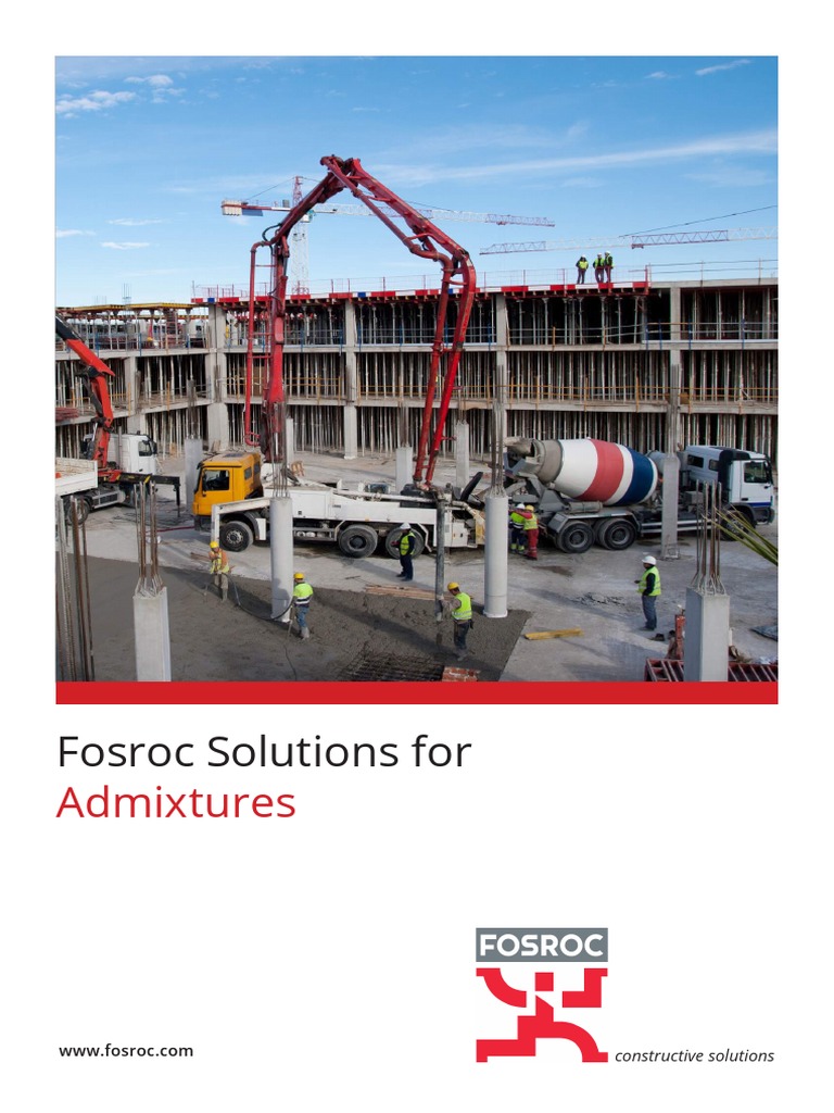 Fosroc Solutions For: Admixtures | PDF