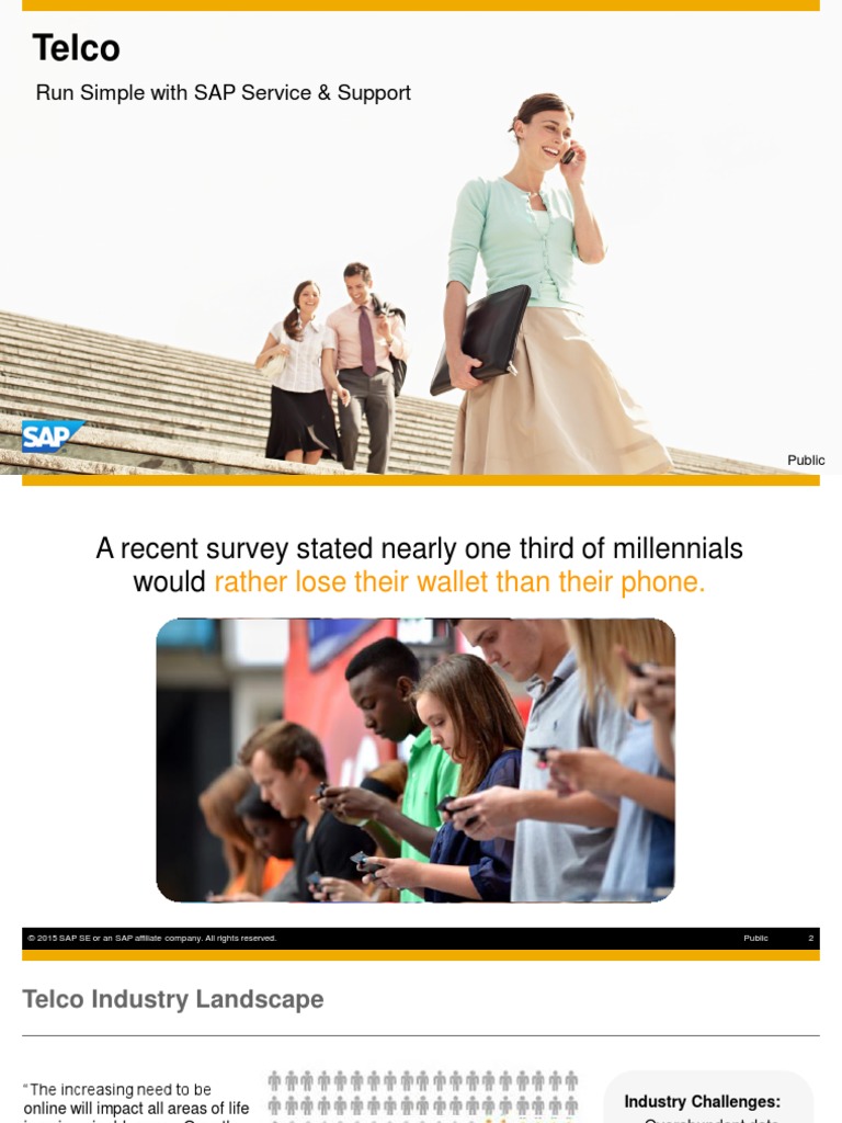 Telco: Run Simple With SAP Service & Support | PDF | Sap Se | Procurement