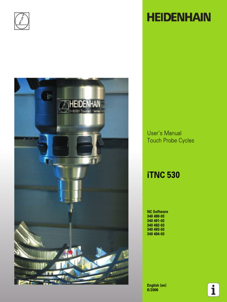 Heidenhain iTNC 530 Touch Probe | PDF | Parameter (Computer Programming) | Computer File
