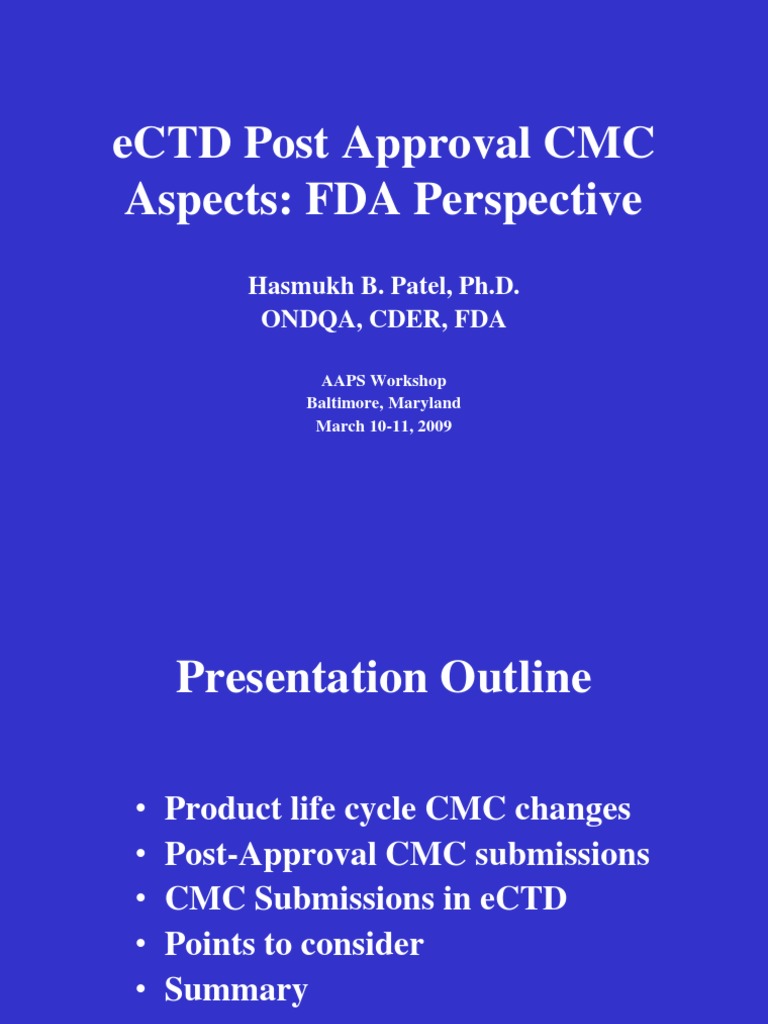 Ectd Guidance | PDF | Assay | Food And Drug Administration