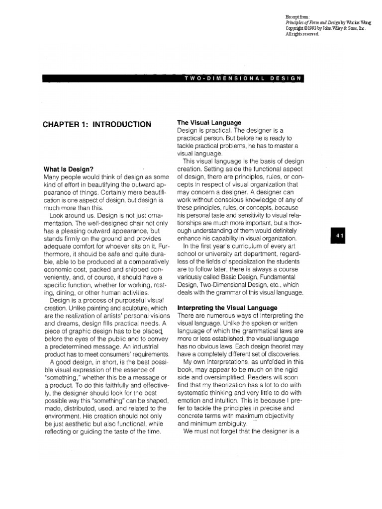 Principle of Form Design | PDF