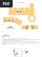 Belle Papercraft Printable 0210 | PDF