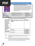 Constitution Template For Non Profit Organisation | PDF | Board Of ...