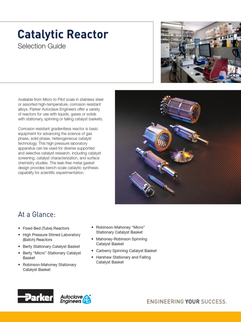 Catalytic Reactor Selection Guide | PDF | Chemical Reactor | Catalysis