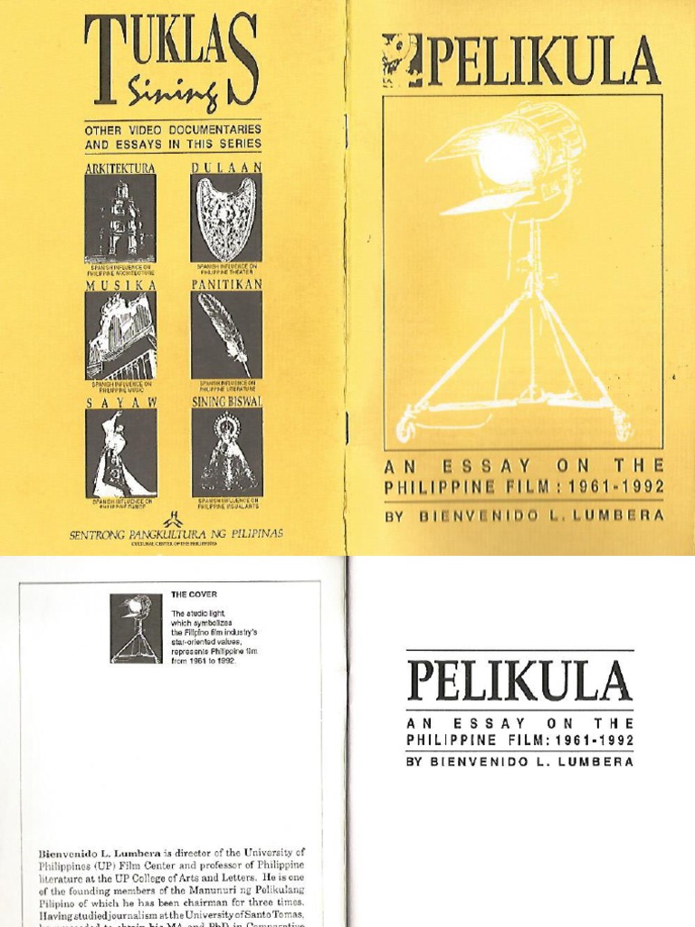 Pelikula: An Essay On The Philippine Film 1961-1992 | PDF