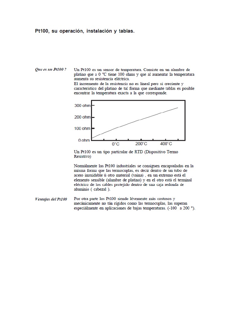 RTD Tablas y Tipos | PDF