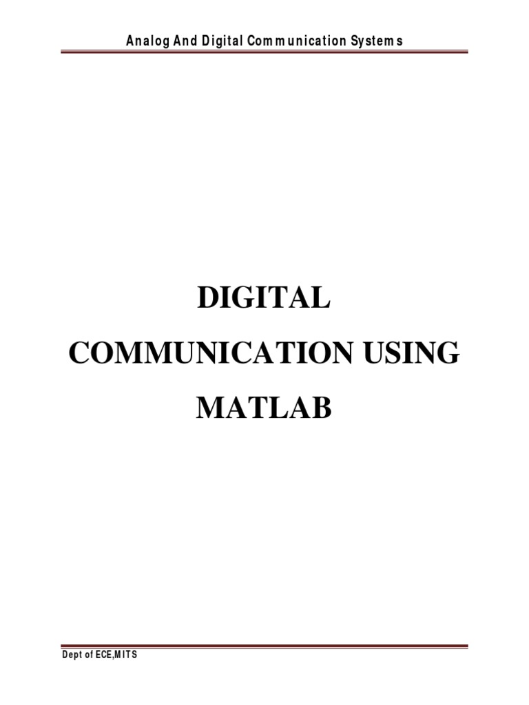 Adc Lab Matlab | PDF | Modulation | Signal (Electrical Engineering)
