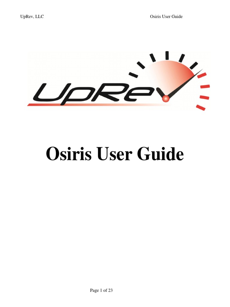 Osiris User Guide Pdf Flash Memory Read Only Memory