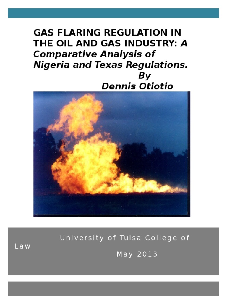 Gas Flaring Regulation in The Oil and Ga | PDF | United Nations ...
