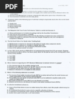 CUTE Mock Exam Questions Set 1 2 | PDF | Investment Fund | Investing